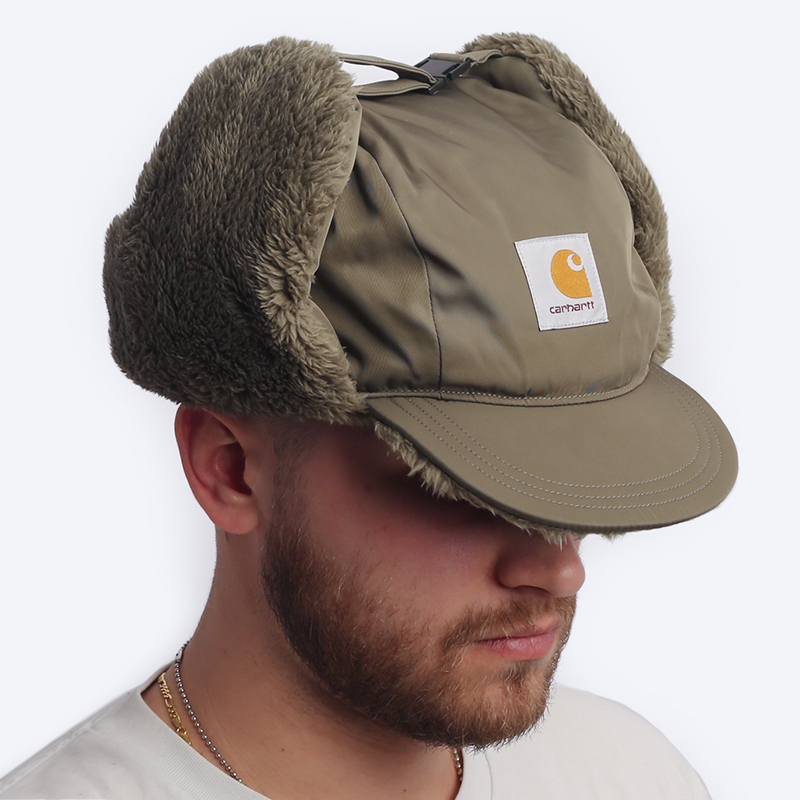 Шапка-ушанка Carhartt WIP Jackson Cap (I030946-seaweed) купить по цене ...